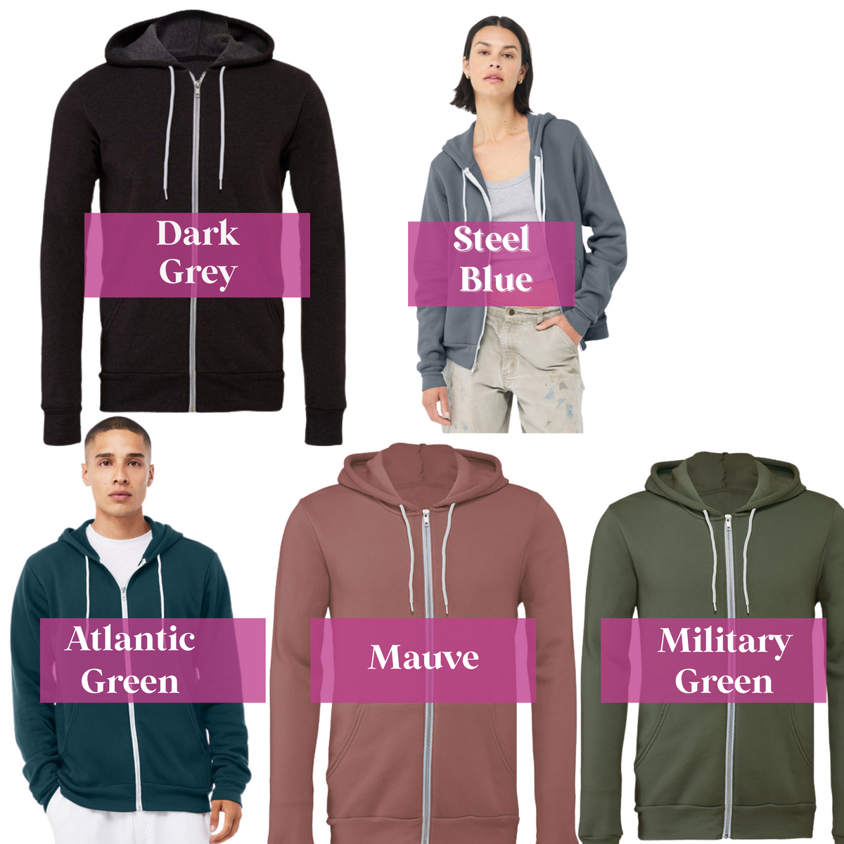 Retro Emergency Department Full Zip Jacket (Bella) – Mirror Hour Co.